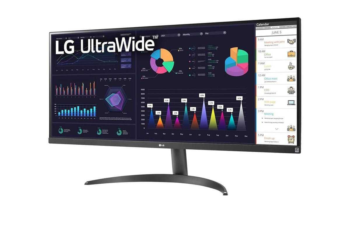 LG 34WQ500-B - 34 inch 21:9 UltraWide Full HD (2560 x 1080) Monitor wi ...