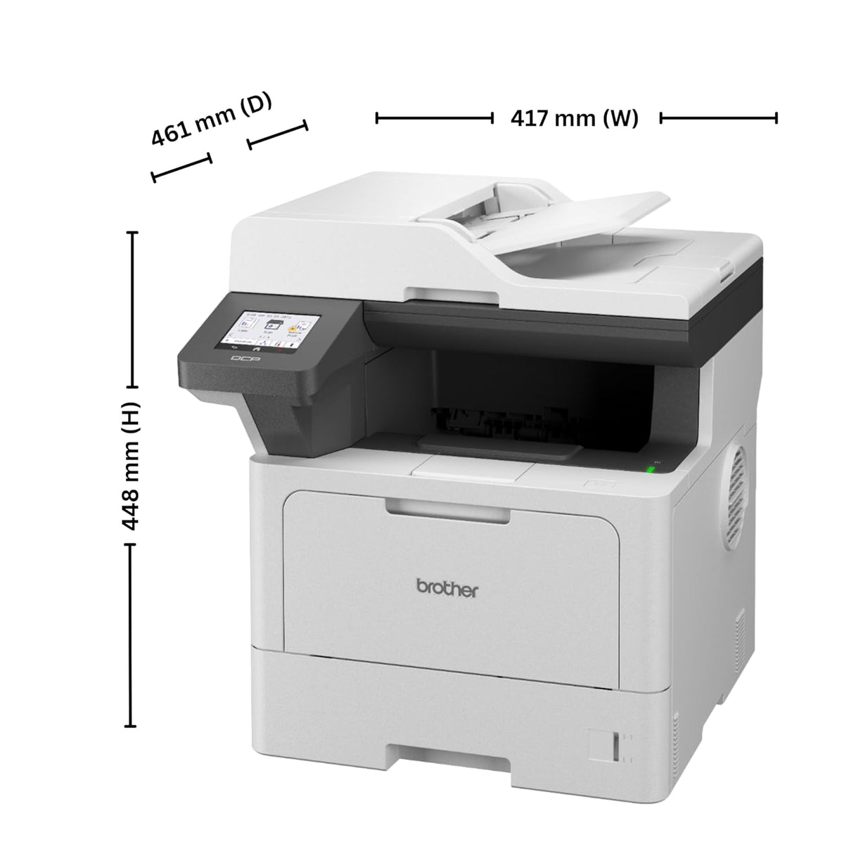 Brother DCP-L5510DN Auto Duplex Laser Printer, 48 PPM, Print Scan Copy ...