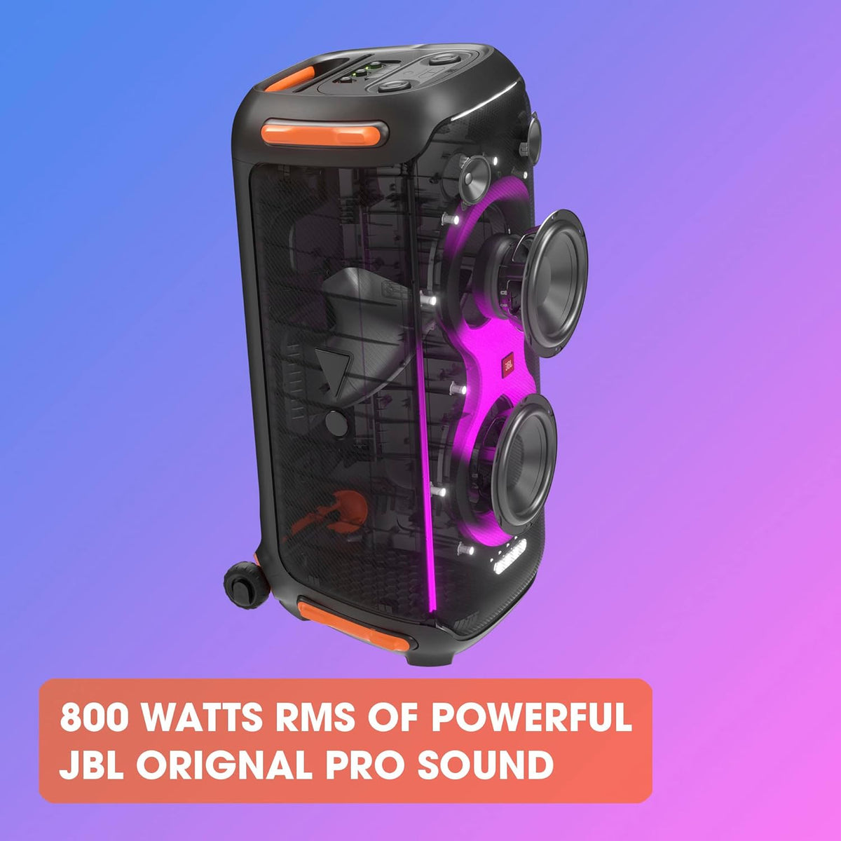 JBL PartyBox 710 Bluetooth Party Speaker with Dynamic Music Synced Fla ...