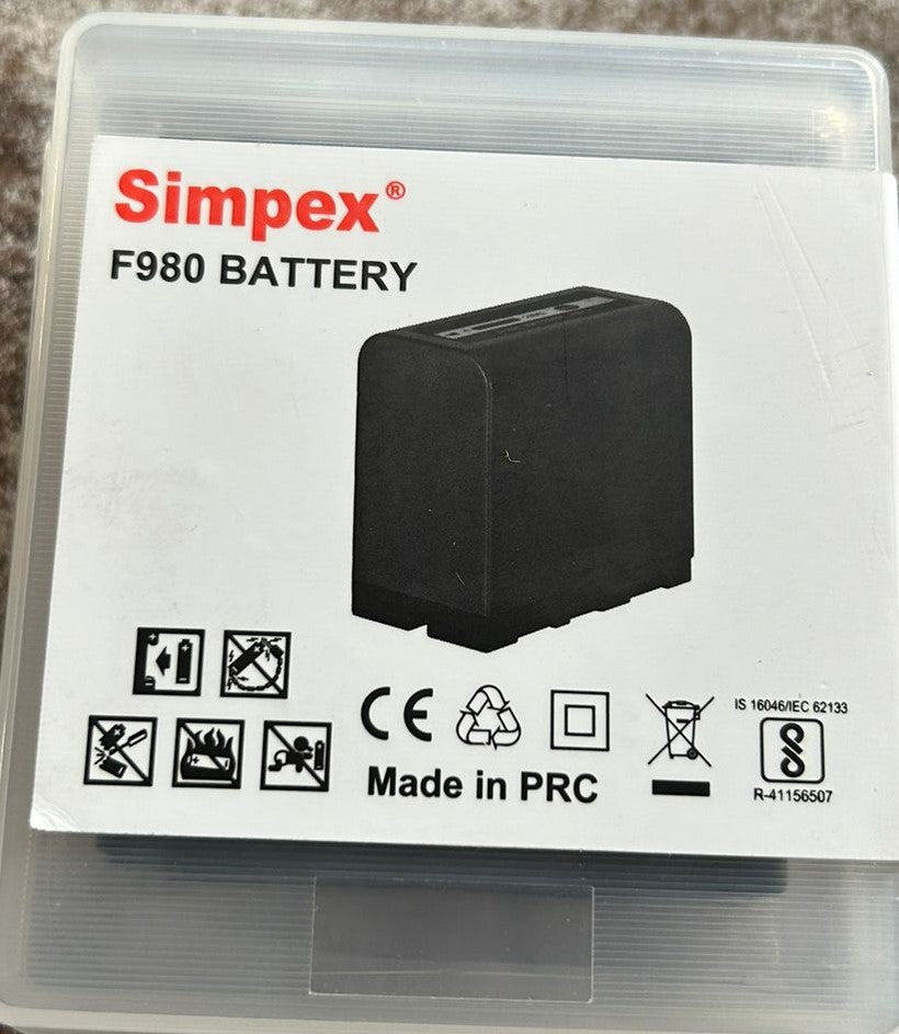 Simpex F890 Battery for Video Camera, Transmitter / Receiver ...
