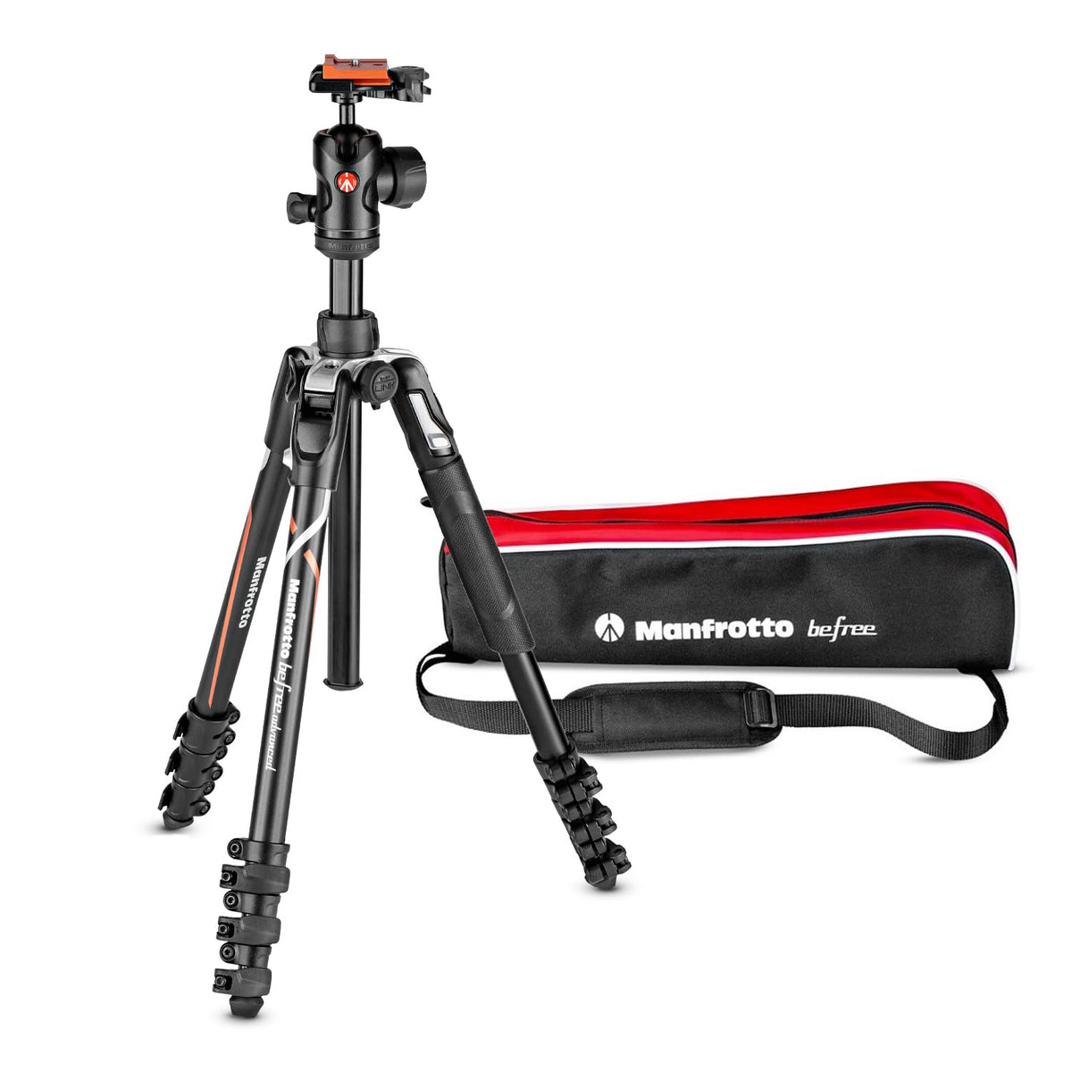 Manfrotto MKBFRLA-BH Befree Advanced Lever Alpha Tripod Kit ...