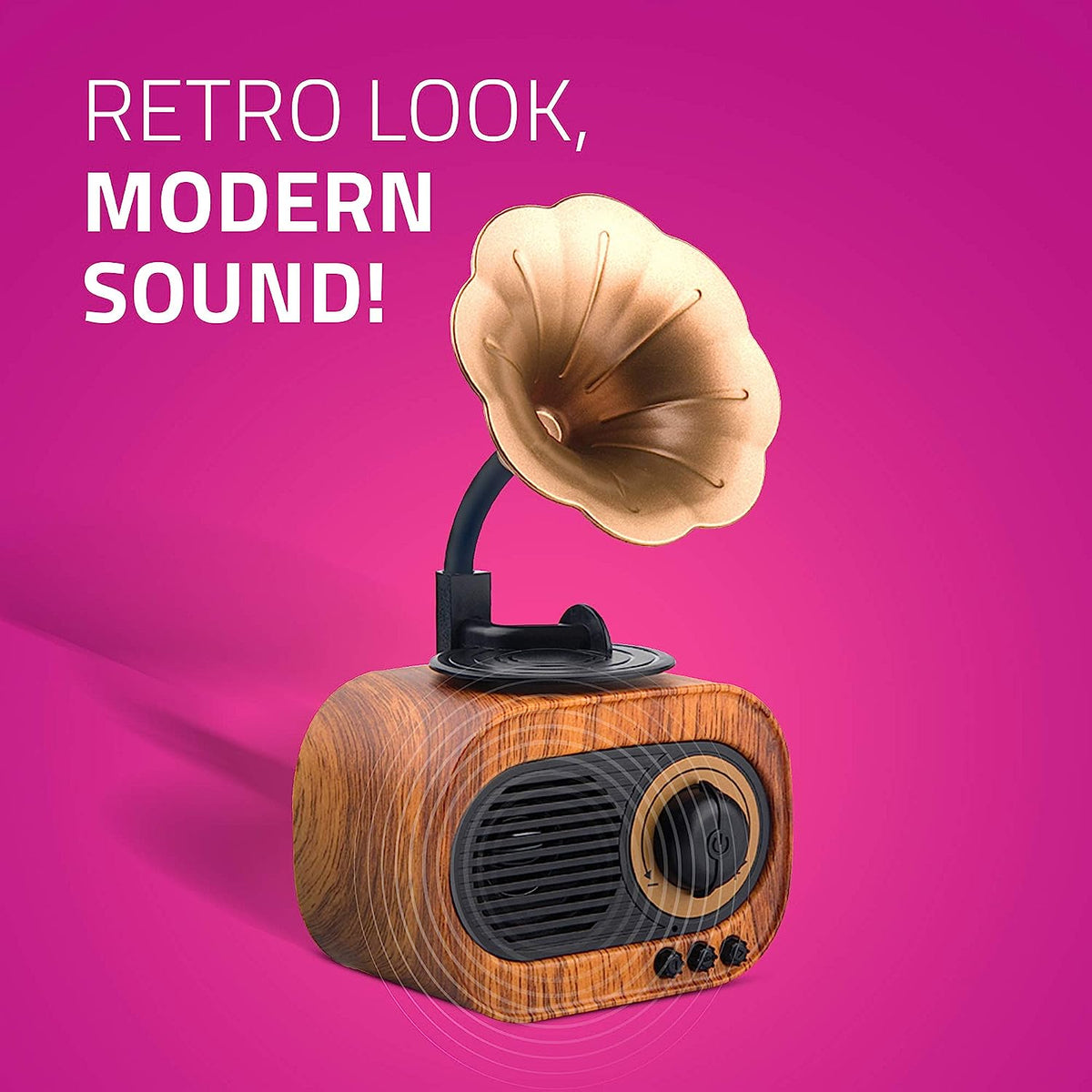 Artis BT12 Classic Retro Wireless Bluetooth Speaker FM,USB,AUX in ...